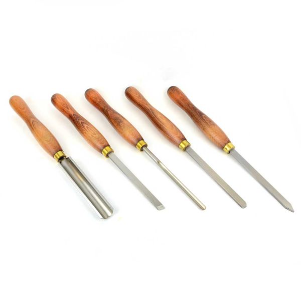 Crown Tools 280 5 Pieces HSS Woodturning Tool Set