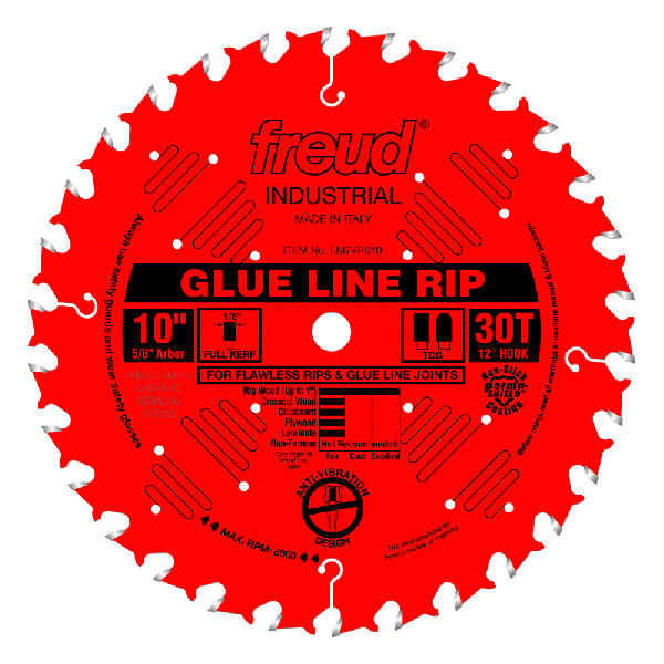 Freud LM74R010 10 inch 30 Tooth Perma-SHIELD Coated Triple Chip Tooth ...