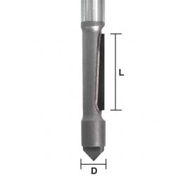 Eagle America Panel Pilot Router Bits 1/4 Inch LD x 3/4 Inch CL x 1/4 ...