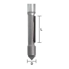 Eagle America Panel Pilot Router Bits 1/2 Inch LD x 1-1/4 Inch CL x 1/2 ...