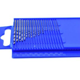 Big Horn 19200 20 piece Tiny Small Drill Bits #61-80, Numbered Sizes ...