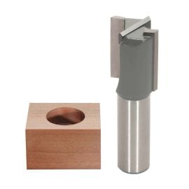 MLCS 1 Inch Straight Plunge Router Bits 1 Inch CL x 1/2 Inch shank