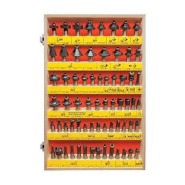 MLCS Router Bit Set x 1/2″ shank - 66 Pieces