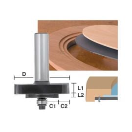 MLCS Picture Frame Rabbet Router Bits for 1/4 Inch Glass
